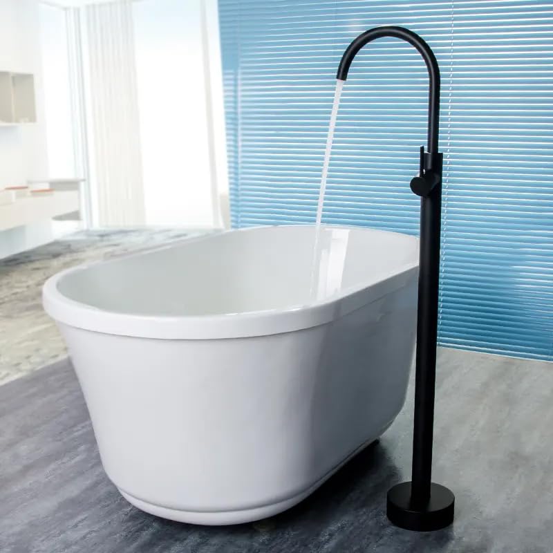 RITZYA Free Standing Floor Knob Mounted Basin Mixer Tap